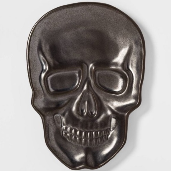 Threshold | Holiday | Stoneware Skull Serving Platter | Poshmark